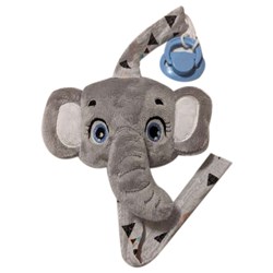 Elephant Binky Holder / ITH Nipple Attachment Embroidery Design ...