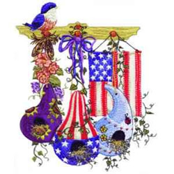 Americana Embroidery Design | AnnTheGran.com
