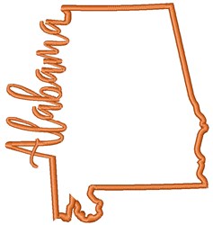 Alabama Embroidery Design | AnnTheGran.com