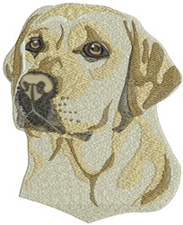 Labrador Head Embroidery Design | AnnTheGran.com