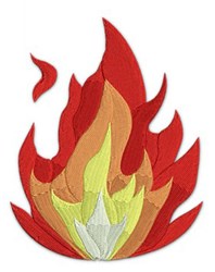 Flames Embroidery Design | AnnTheGran.com