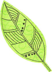 Raw Edge Leaf Applique 10 Embroidery Design | AnnTheGran.com