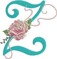 Harrington Rose Z Embroidery Design | AnnTheGran.com