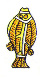 Free Aboriginal Fish Embroidery Design | AnnTheGran.com
