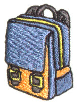 Book Bag Embroidery Design | AnnTheGran.com