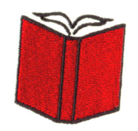 Open Book Embroidery Design | AnnTheGran.com
