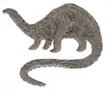 Brontosaurus Embroidery Design | AnnTheGran.com