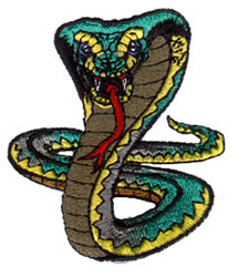 Snake Embroidery Design | AnnTheGran.com