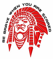 Be Brave Embroidery Design | AnnTheGran.com