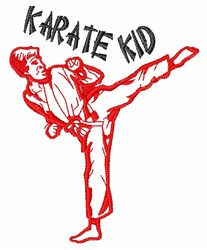 Karate Kid Embroidery Design | AnnTheGran.com