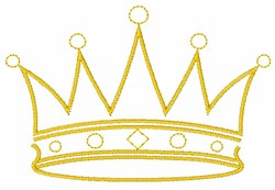 King Crown Embroidery Design | AnnTheGran.com