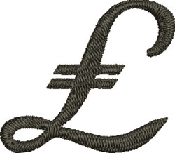 British Pound Embroidery Design | AnnTheGran.com