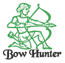 Bow Hunter Embroidery Design | AnnTheGran.com