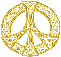 Peace Sign Embroidery Design | AnnTheGran.com