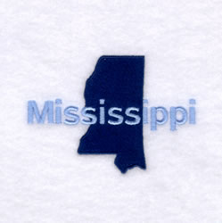 Mississippi State Embroidery Design | AnnTheGran.com