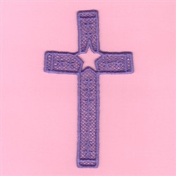 Lace Cross 8 Embroidery Design | AnnTheGran.com