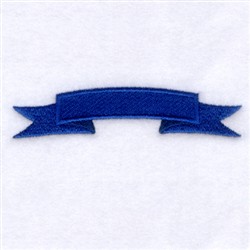 Blue Ribbon Banner Embroidery Design | AnnTheGran.com
