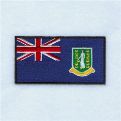 British Virgin Islands Flag Embroidery Design | AnnTheGran.com