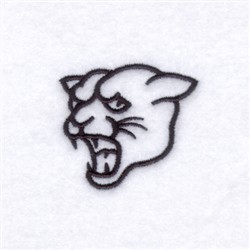 Puma Head Embroidery Design | AnnTheGran.com