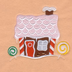 Gingerbread House Embroidery Design | AnnTheGran.com