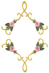 Victorian Floral Embroidery Design | AnnTheGran.com