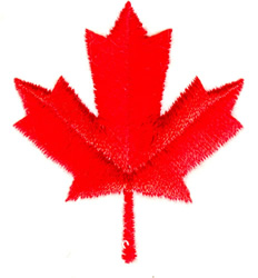 Canadian Maple Leaf Embroidery Design | AnnTheGran.com