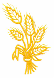 Wheat Embroidery Design | AnnTheGran.com