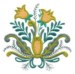 Rosemaling Design Embroidery Design | AnnTheGran.com