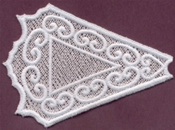 Lace Triangle Embroidery Design | AnnTheGran.com