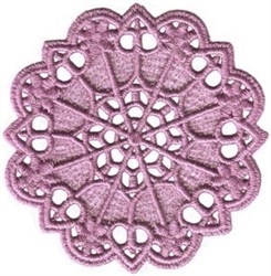Round FSL Doilie Embroidery Design | AnnTheGran.com