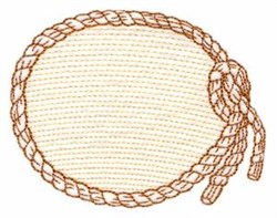 Lasso Rope Embroidery Design | AnnTheGran.com