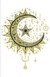 Moon & Star Embroidery Design | AnnTheGran.com