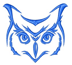 Owl Head Outline Embroidery Design | AnnTheGran.com
