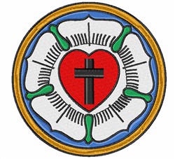 Lutheran Symbol Embroidery Design | AnnTheGran.com
