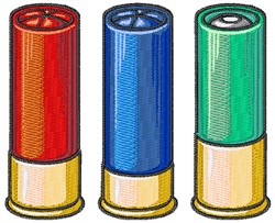 Live Shotgun Shells Embroidery Design | AnnTheGran.com