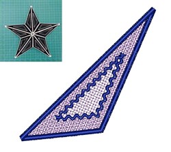FSL Star Tree Topper Embroidery Design | AnnTheGran.com
