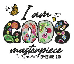 God's Masterpiece Embroidery Design | AnnTheGran.com