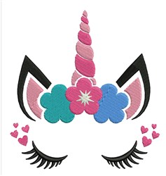 Unicorn Head Embroidery Design | AnnTheGran.com