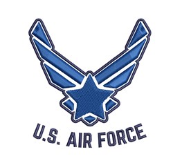 US Air Force Embroidery Design | AnnTheGran.com