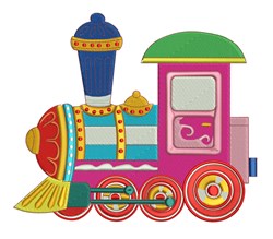 Train Engine Embroidery Design | AnnTheGran.com