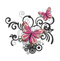 Butterflies Embroidery Design | AnnTheGran.com