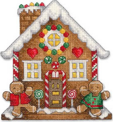 Gingerbread House Embroidery Design | AnnTheGran.com
