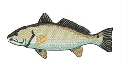 Large Redfish Embroidery Design | AnnTheGran.com