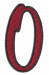 Curvy Handwriting O Embroidery Design | AnnTheGran.com