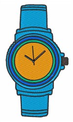 Blue Watch Embroidery Design | AnnTheGran.com