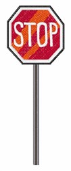 Stop Sign Embroidery Design | AnnTheGran.com