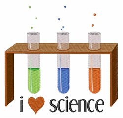 Love Science Embroidery Design | AnnTheGran.com