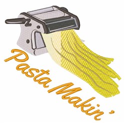 Pasta Makin Embroidery Design | AnnTheGran.com