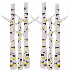 Birch Trees Embroidery Design | AnnTheGran.com
