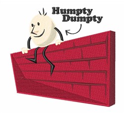 Humpty Dumpty Embroidery Design | AnnTheGran.com